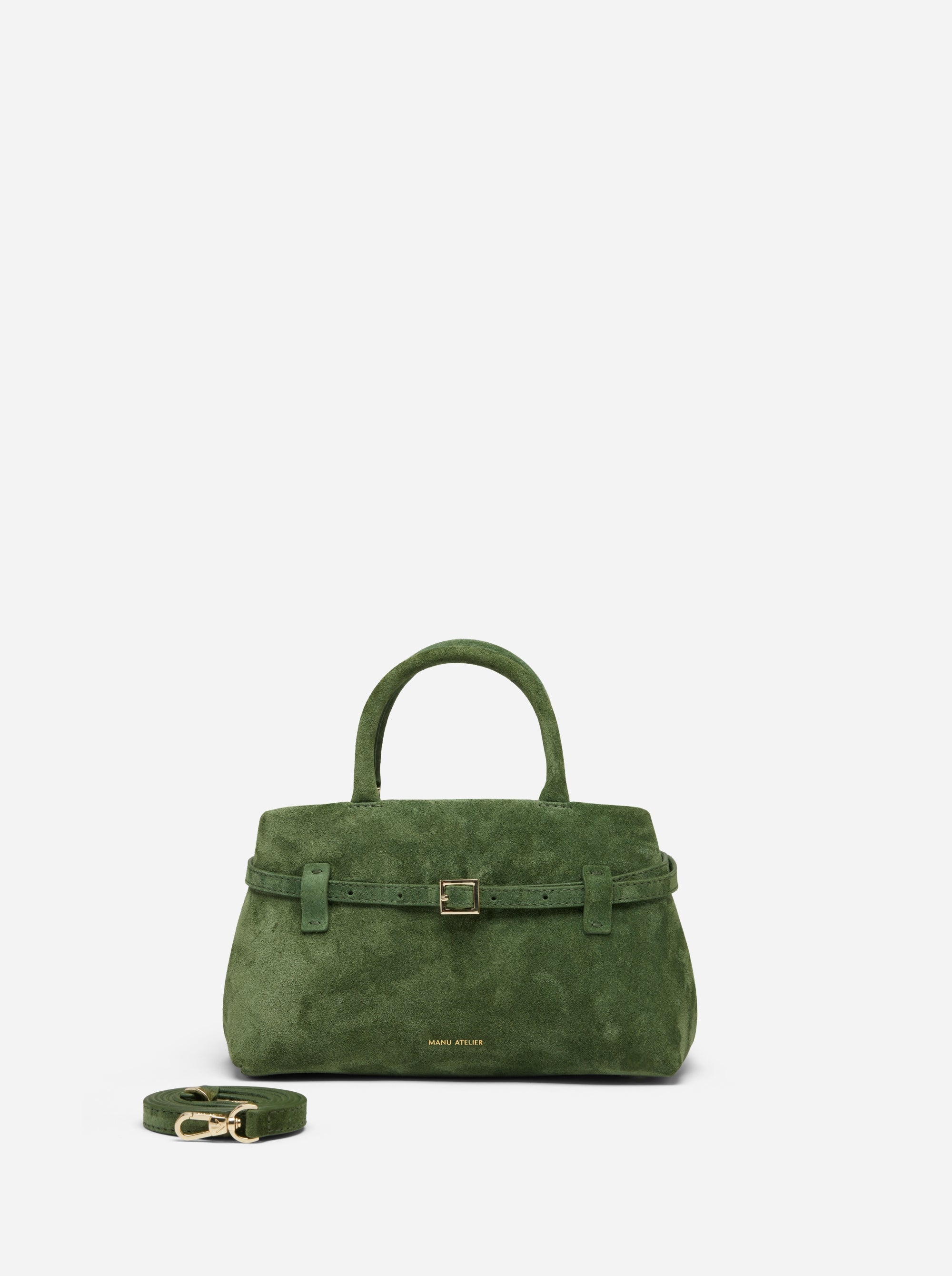 Le Cambon 25 Velvet Green Suede by Manu Atelier